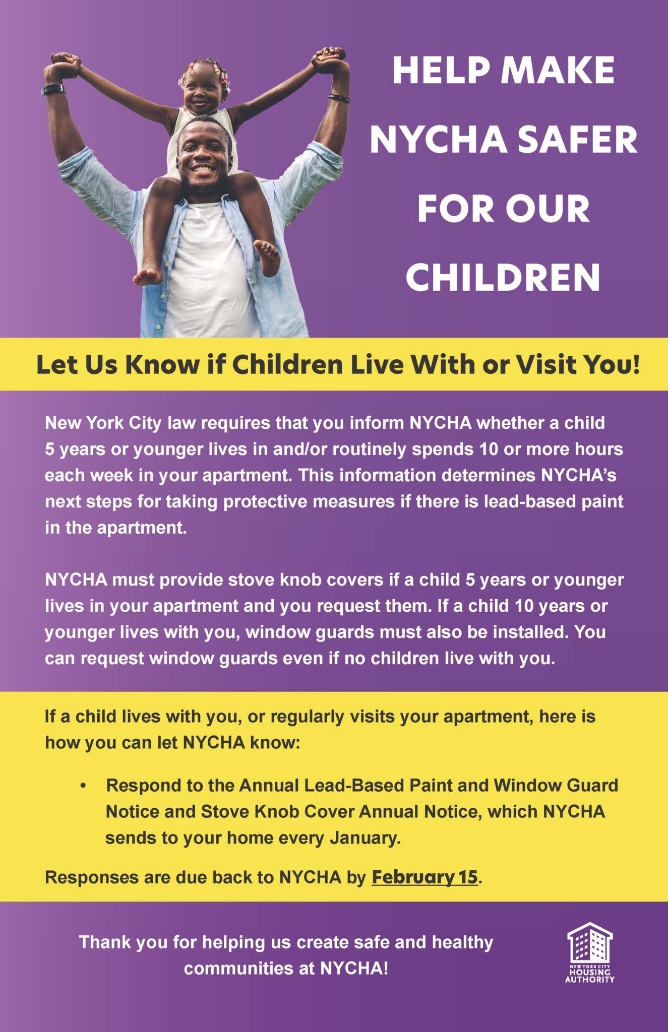 Help Make NYCHA Safer for our Children - The NYCHA Journal